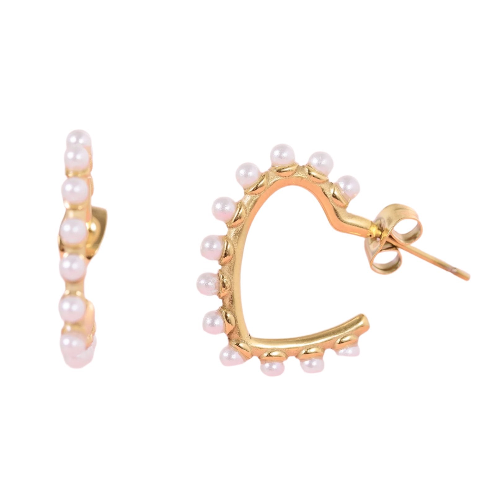 Heartstopper Hoops – Groovy Peach Piercing Co