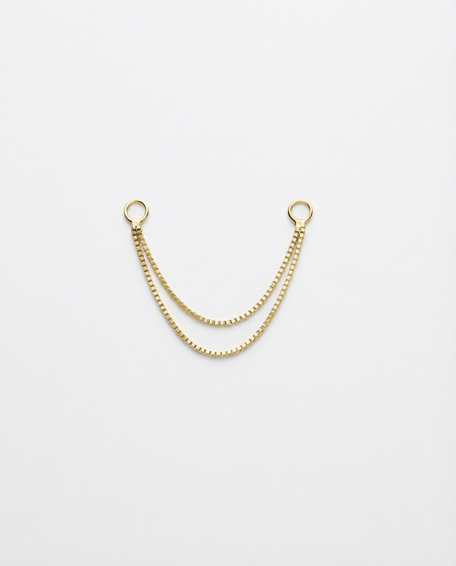 Double Gigi Chain – Groovy Peach Piercing Co